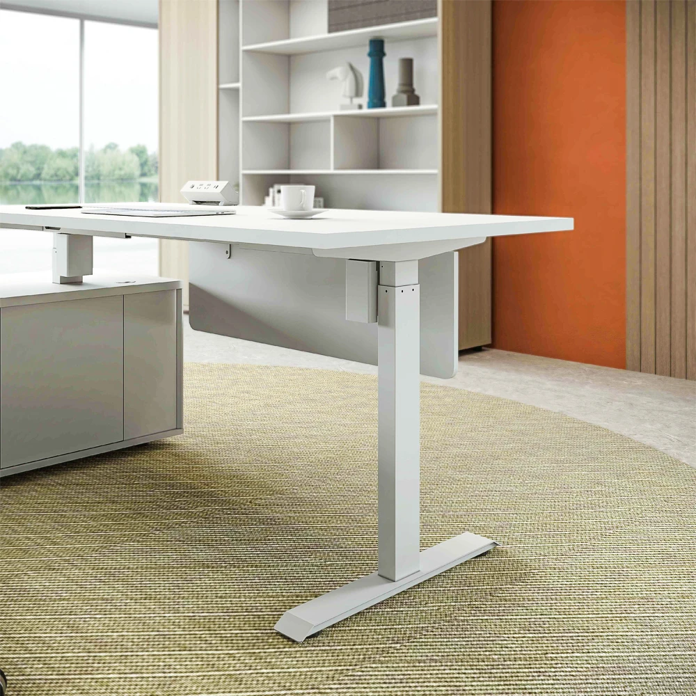 Luxury Modern L Shape Director Manager Ceo Lift Table Office Furniture ...