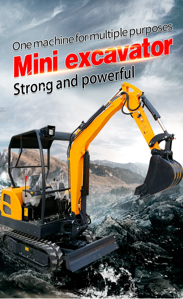 Micro Excavator Optional Excavator Power Attachment 0.8t 1t 1.5t 2t 360 ...