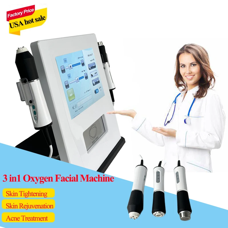 Co2 Bubble 3 in 1 Oxygen Therapy Facial Machine - Skin Rejuvenation