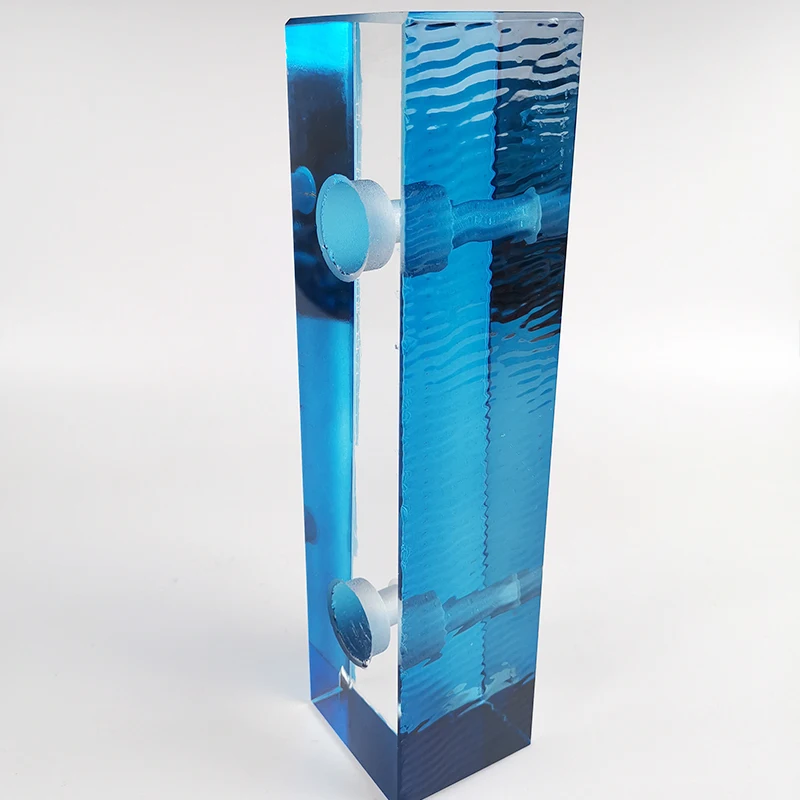 Transparent Rectangular 2-inch Thick Crystal Glass Bricks,Solid Hot ...