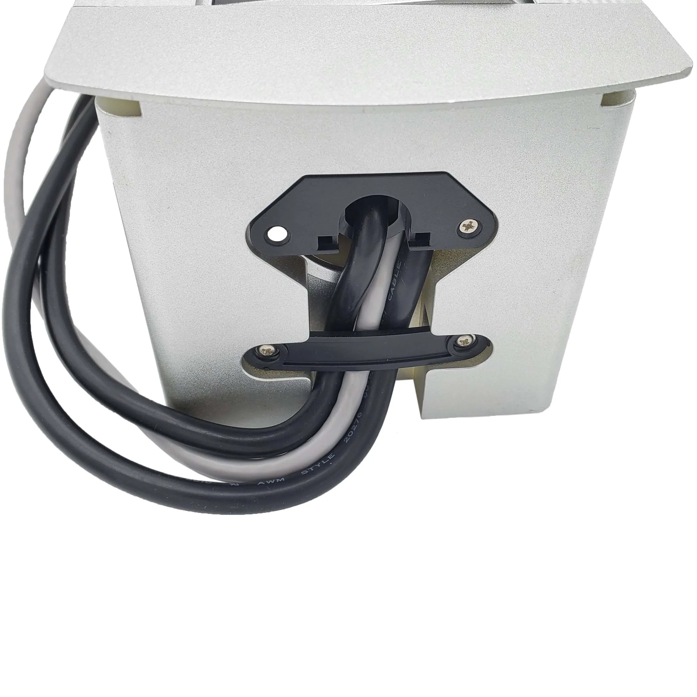 BNT Flushed Mounted Office Table Brushed Aluminum Alloy Tabletop Socket ...