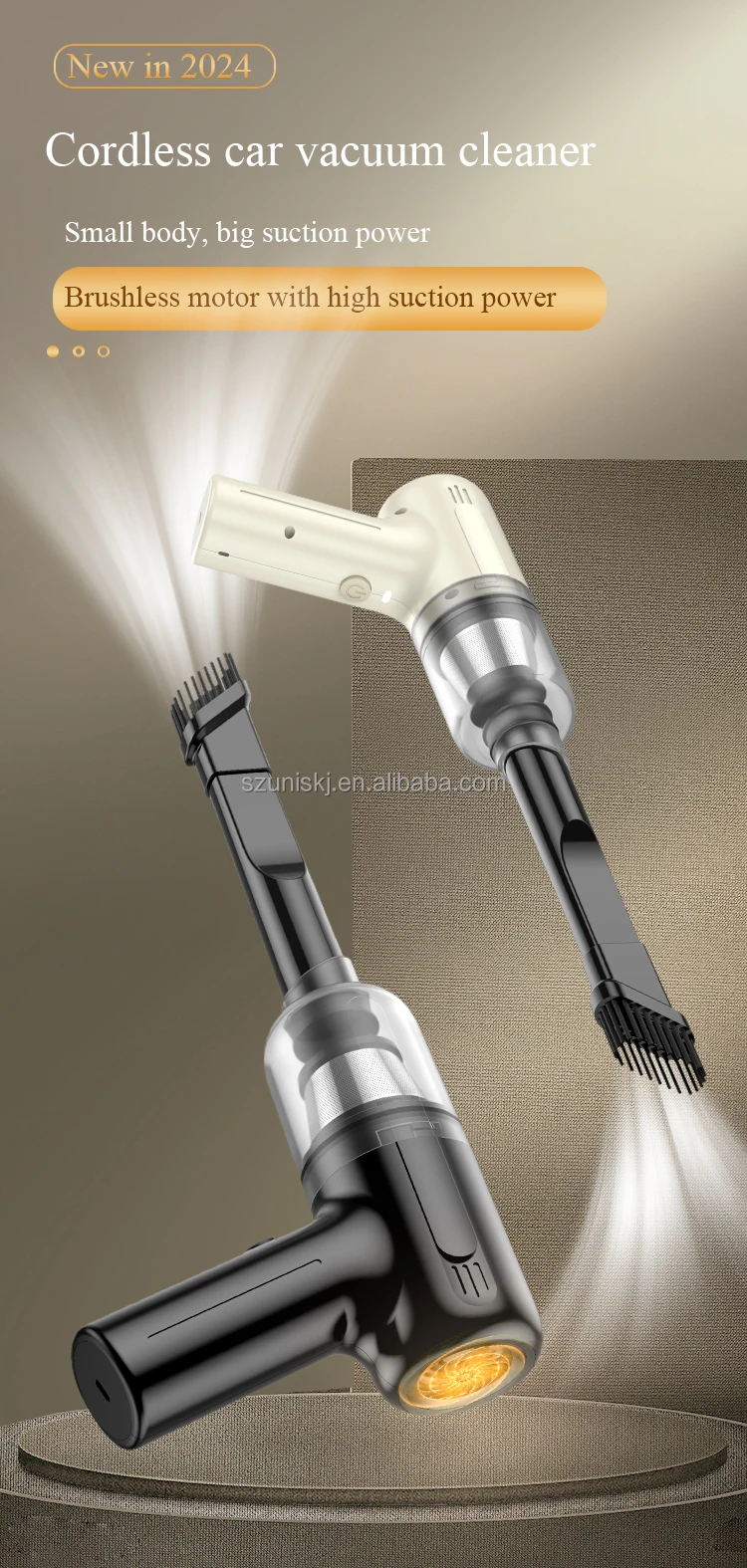 Rechargeable Handheld Cordless Portable Vacuum Cleaner for Car 11000Pa ...