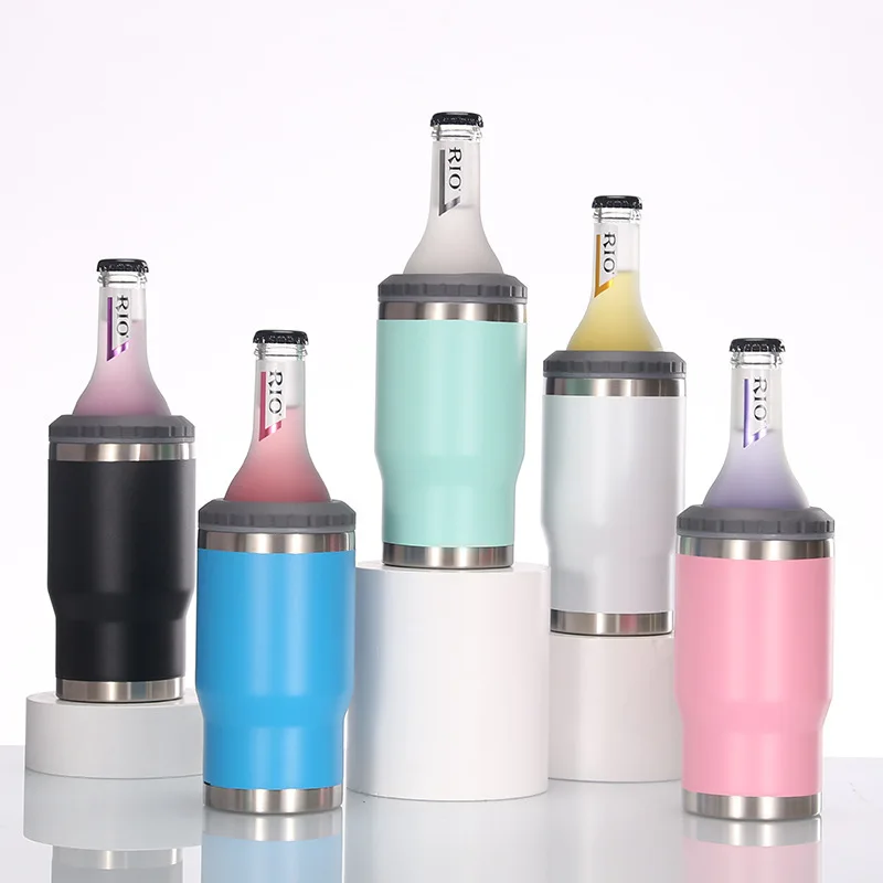 Customized Outdoor Portable 4 in 1 Beer Thermos Cooler
