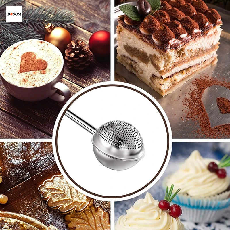 Stainless Steel Flour Dispenser With Powdered Sugar Flour Or Powdered ...