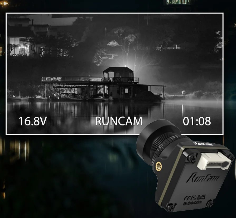 RunCam Night Eagle 3 Micro FPV Night Camera 1500TVL Support OSD for ...