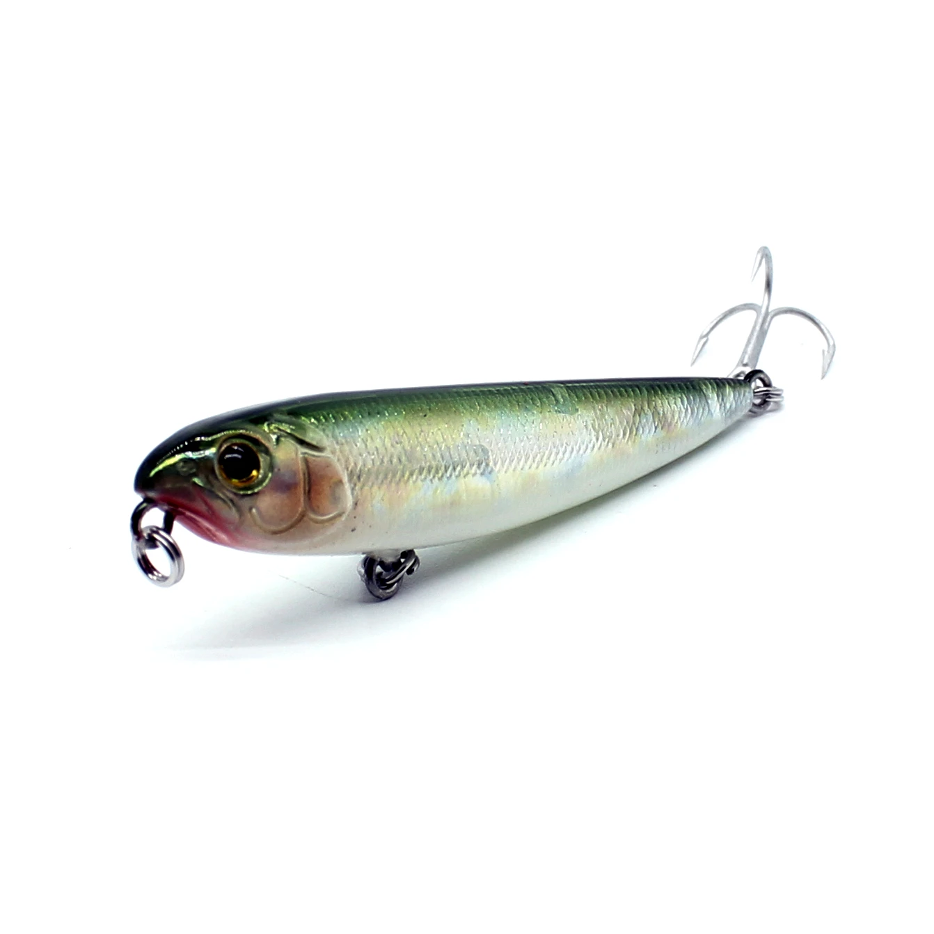 Aoclu Topwater Wobbler 60mm 105mm Pencil Lure Walk The Dog Hard Bait ...
