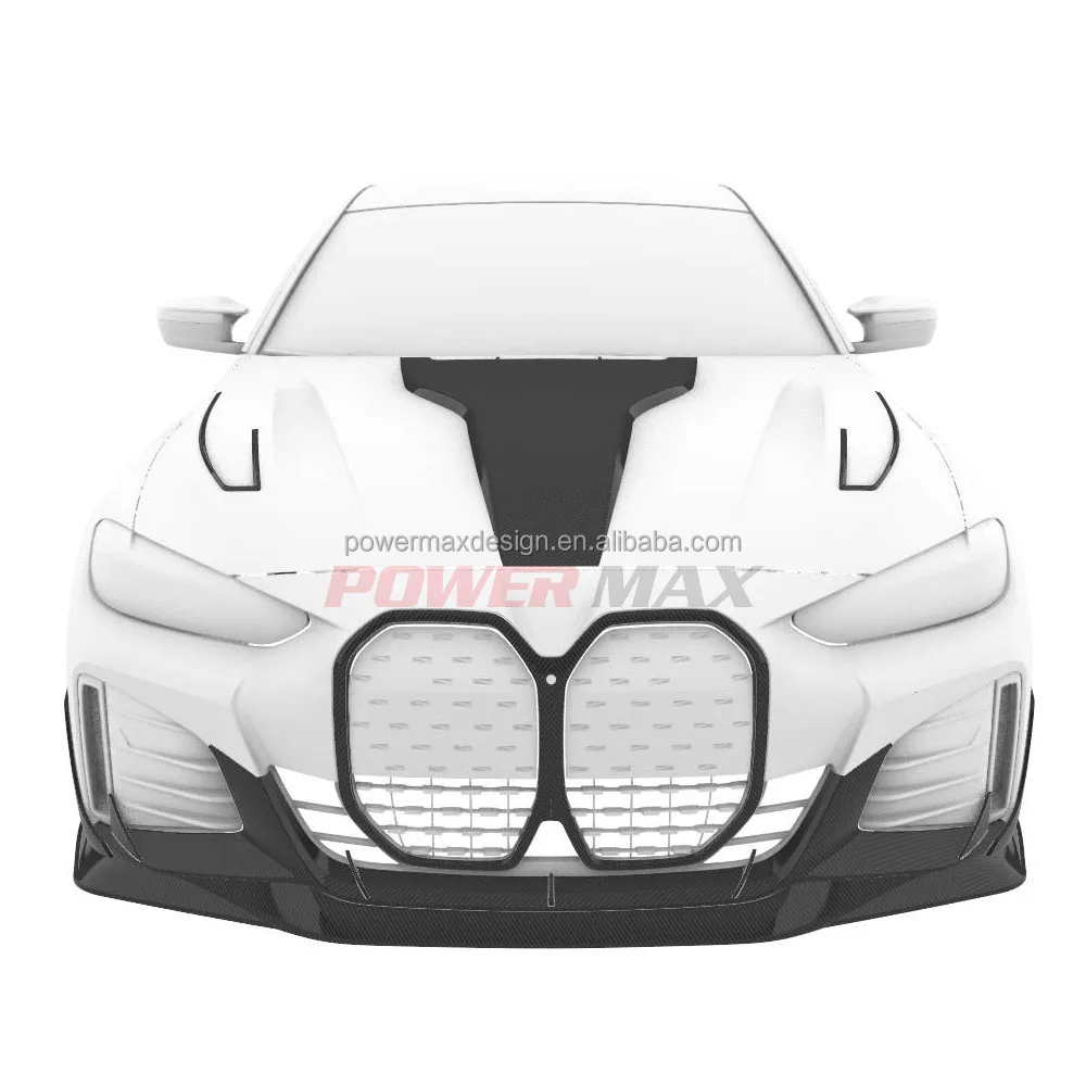 Dry Carbon Fiber M Sport G26 I4 Front Bumper Lip for BMW I4
