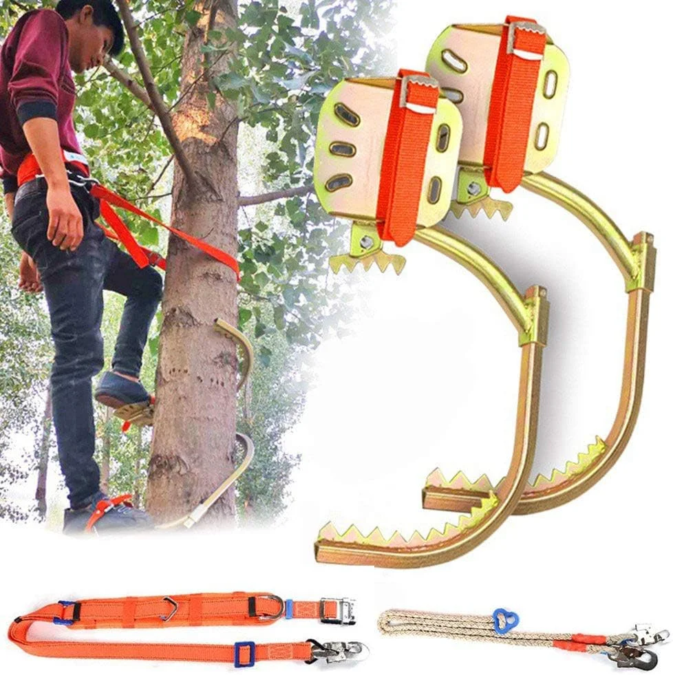 Safe and Efficient Tree Climbing with Adjustable Pedal Gear