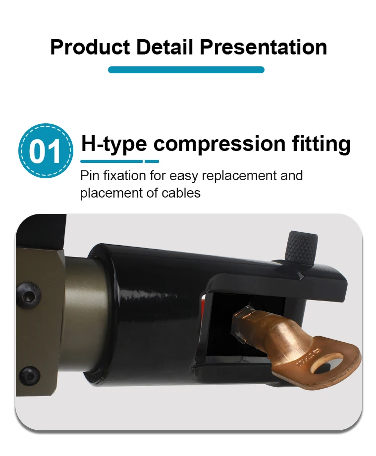 CM-300 Hydraulic Battery Cable Crimp Tool for Cu Al Cable, OEM