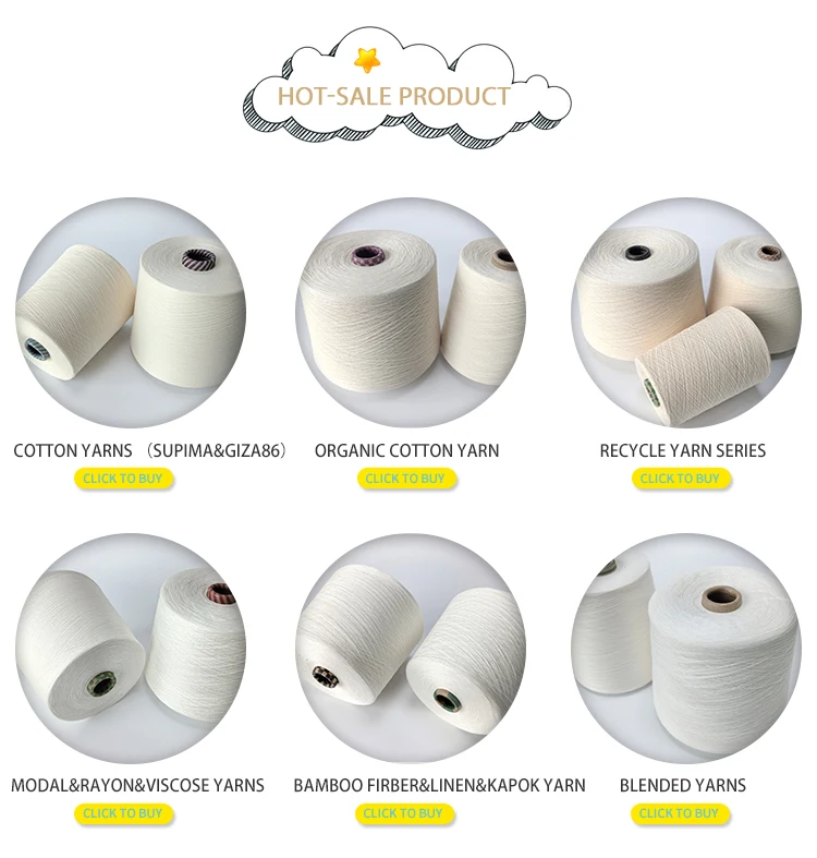 100% Tencel Yarn - Eco-Friendly, Moisture-Absorbent Blend