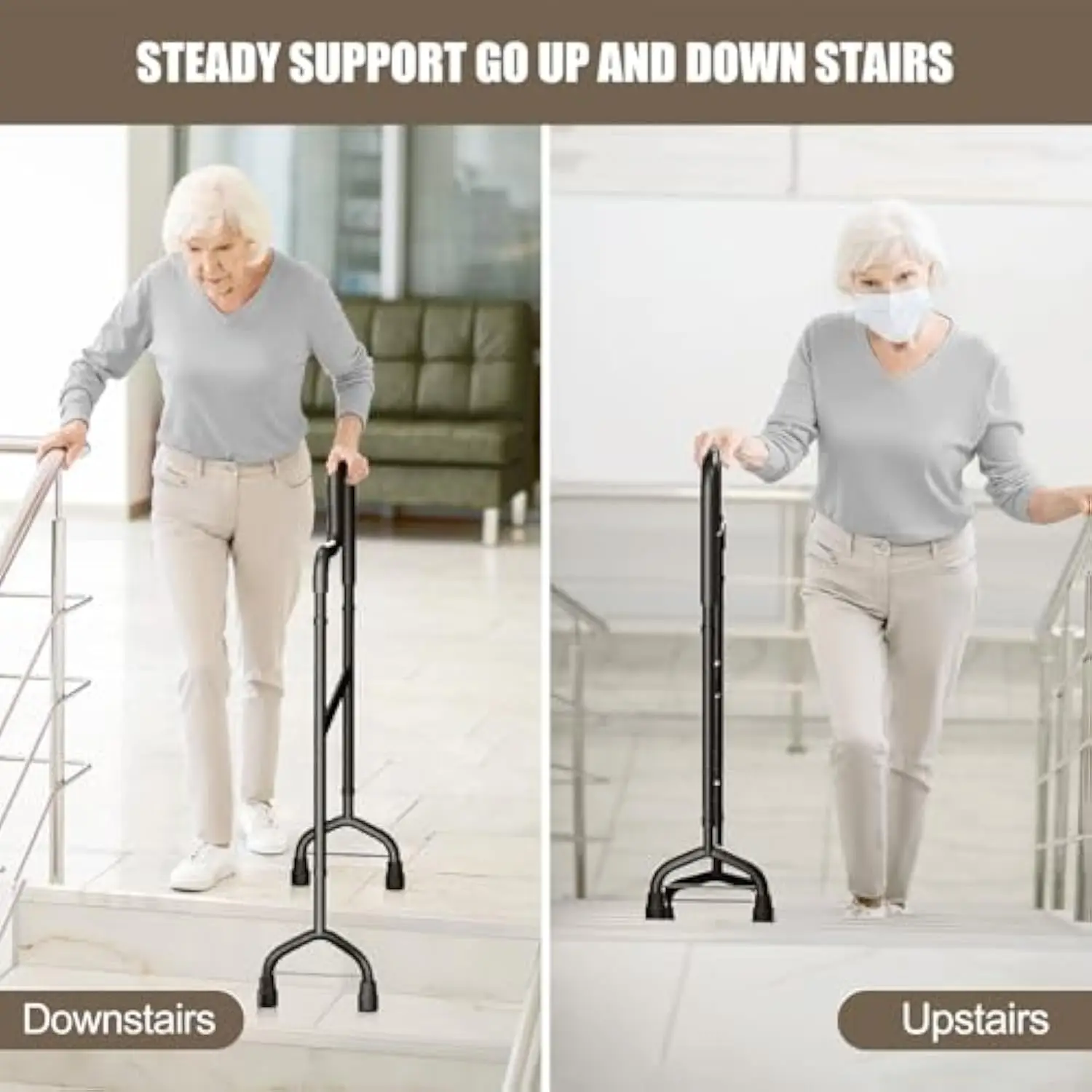 Alibaba.com: Assistive Stair Climbing Cane for Elderly, Rollator Device ...