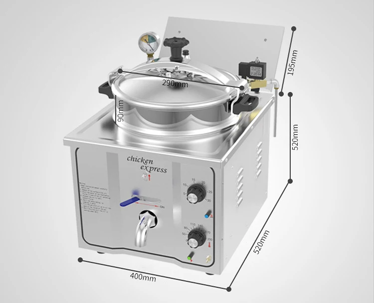 Broasted Chicken Machine - High Efficiency Frying