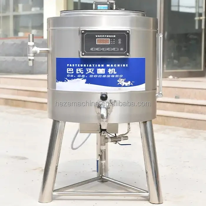 30l 100l 200l 300l Milk Pasteurizer Machine - High Productivity