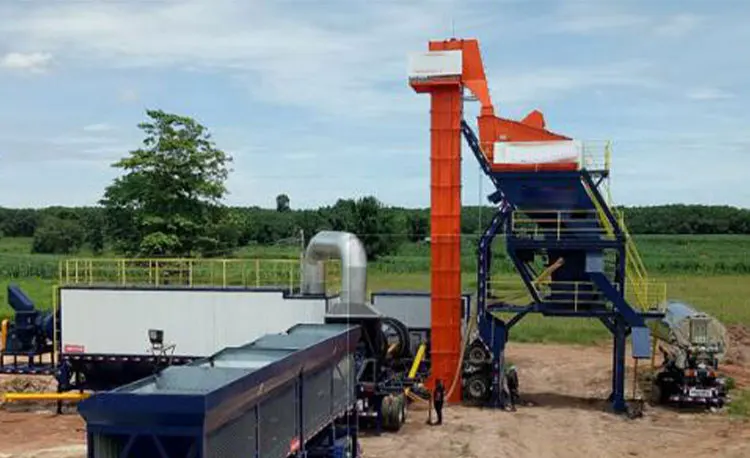 Mobile Automatic Asphalt Mixing Mini Plant - High Efficiency