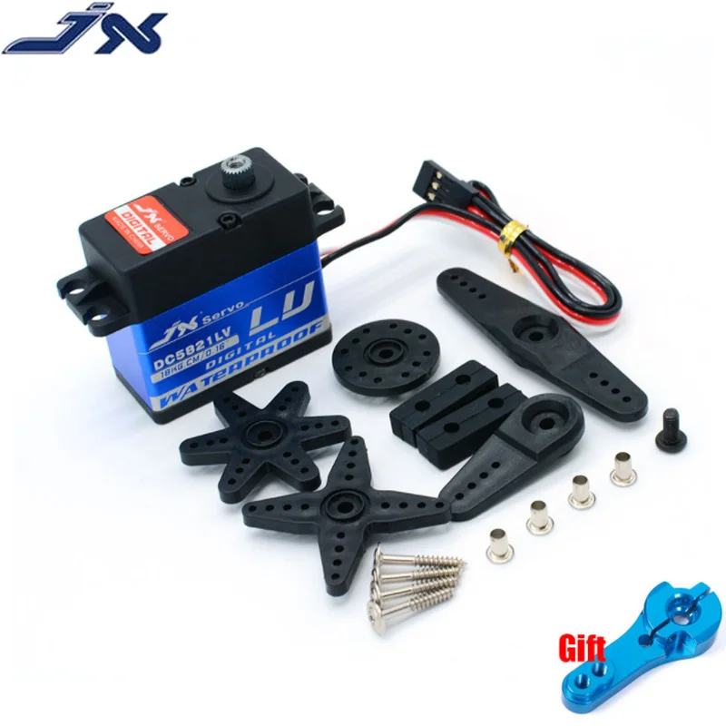 JX Servo Waterproof Metal Gear JX DC5821LV 20KG Large Torque Digital Coreless Servo for RC Car ...