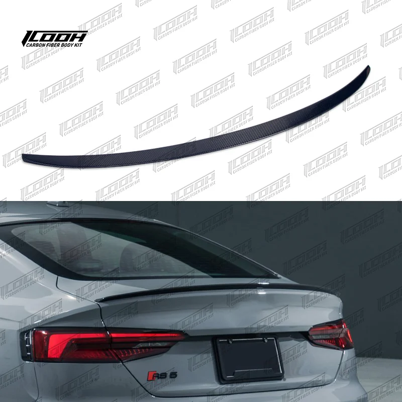 Icooh Racing S Style Carbon Fiber Fibre Body Kit Rear Trunk Spoiler ...