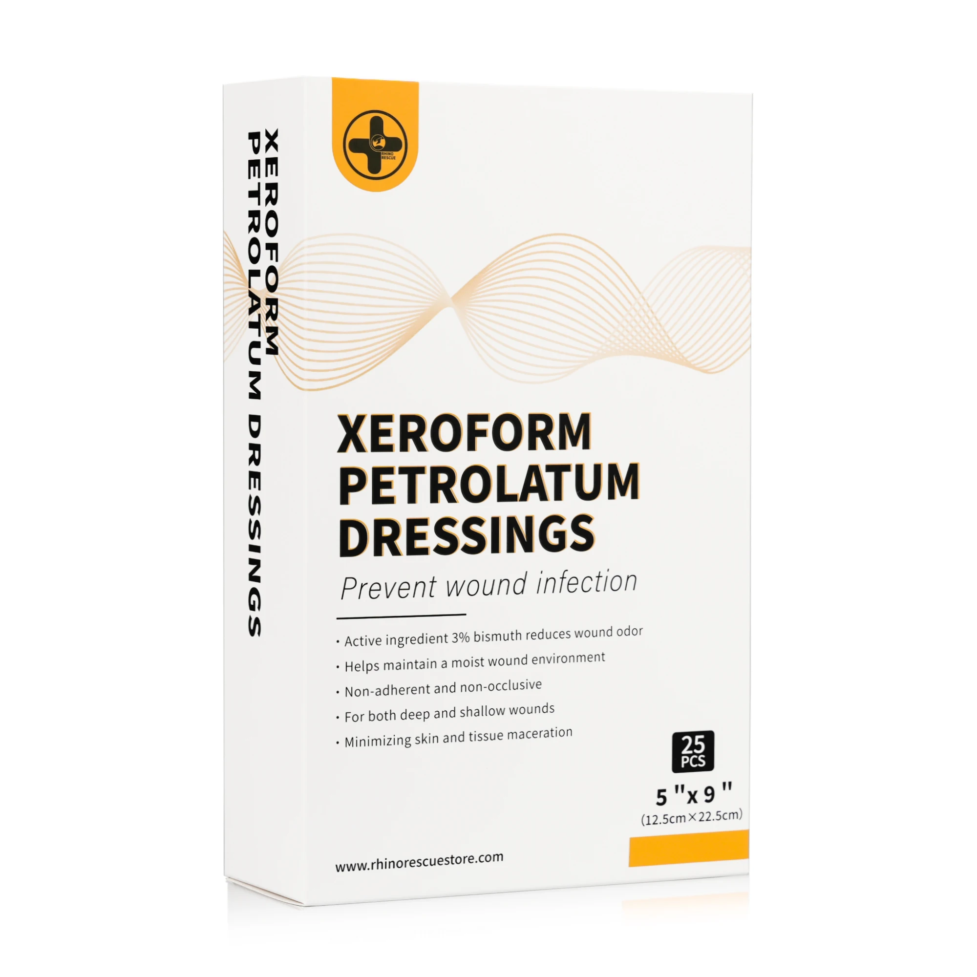 Xeroform Wound Dressing Petrolatum Dressing 5*5cm CE 100% Cotton ...