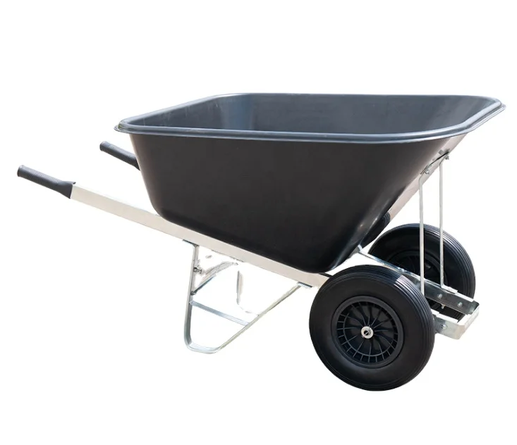 100L wheelbarrow Wb9600 200l Garden Heavy Duty Galvanized Steel Outdoor ...