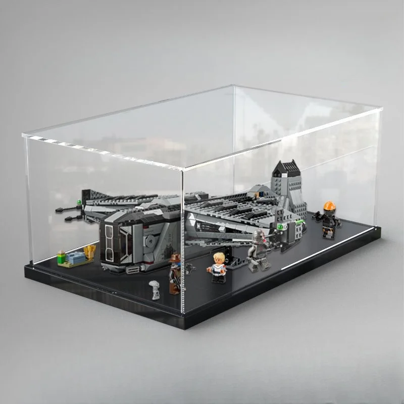 Acrylic Display Case For Lego,3mm Thick,Solid Wooden Base,Assemble ...