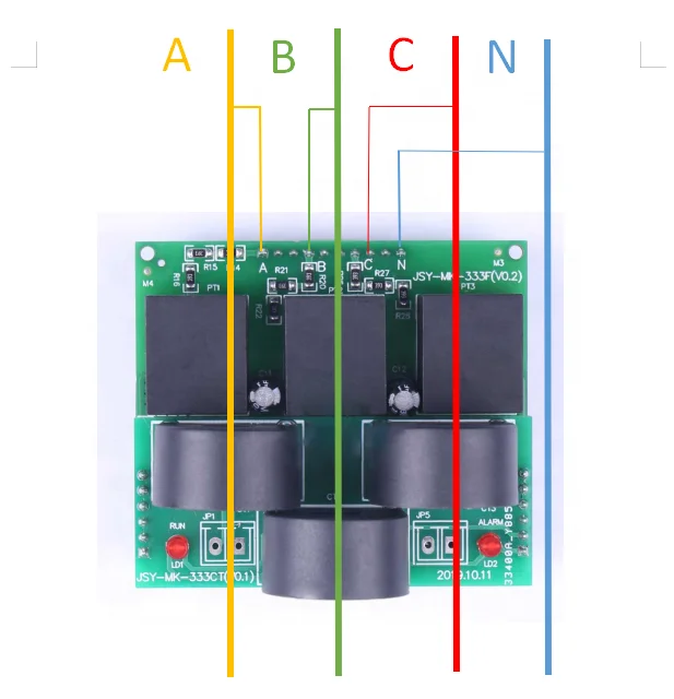 Energy Metering Module Jsy-mk-333 Three-phase Bidirectional Ac Energy ...