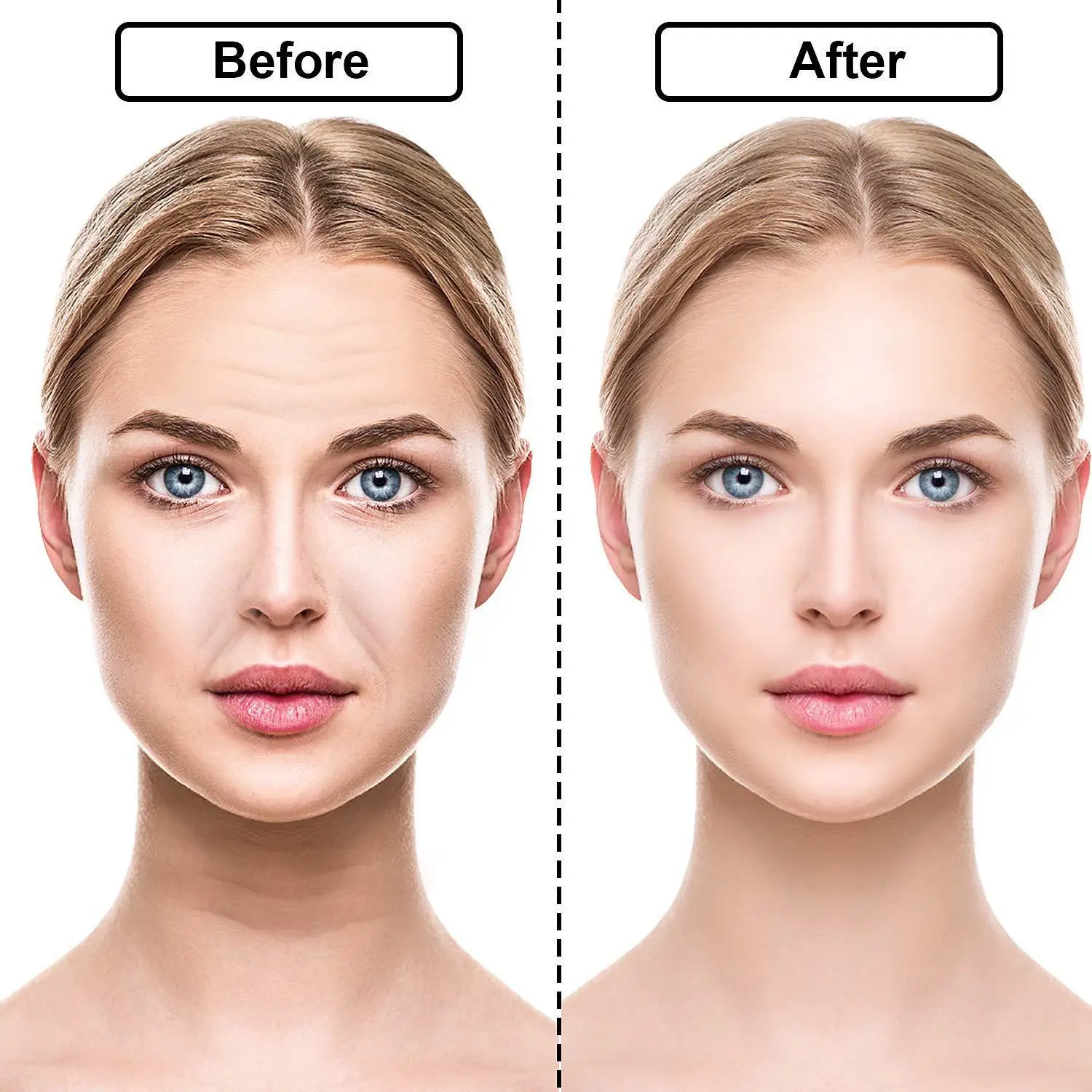 Reusable Full Face Smoothing Forehead Lines Removal Sheet Facial Anti ...
