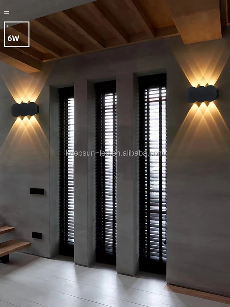 2w 4w 6w 8w Indoor Squiggle Lamp Led Wall Lamp Waterproof Ip65 Ac85 ...