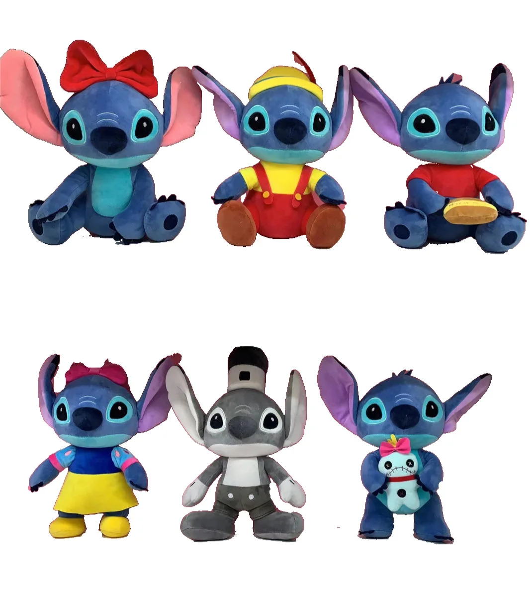 Hot Selling Plush Cartoon Doll Stitch Hair Red Action Figure Stitch ...