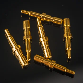 Gold Plated Connector Brass Spring Loaded Pogo Pin - Buy Gold Plated ...