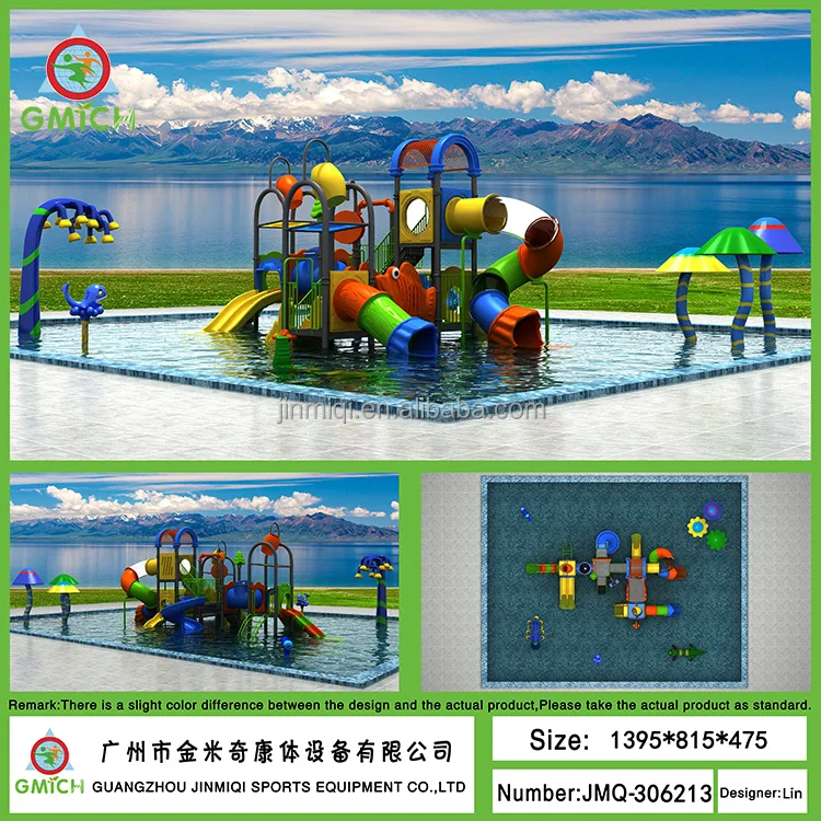 Water Slide for Swimming Pool Park Children Water Playground Equipment ...