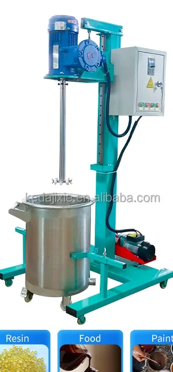 1.5kw Lab Dispersing Machine Paint Mixer Dissolver Blending Machine ...