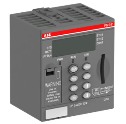 Abb Pm591-eth:ac500,Programmable Logic Controller 4mb Distributed Automation Plcs - Buy ...