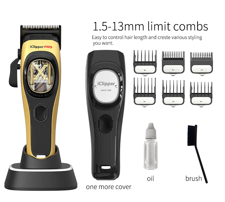 Iclipper-hx01 Professional Hair Clipper with Magnetic Motor