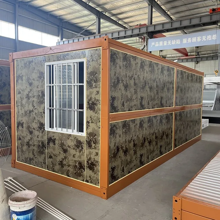20ft 40ft Split Detachable Folding House Prefab Portable Camp Dormitory ...