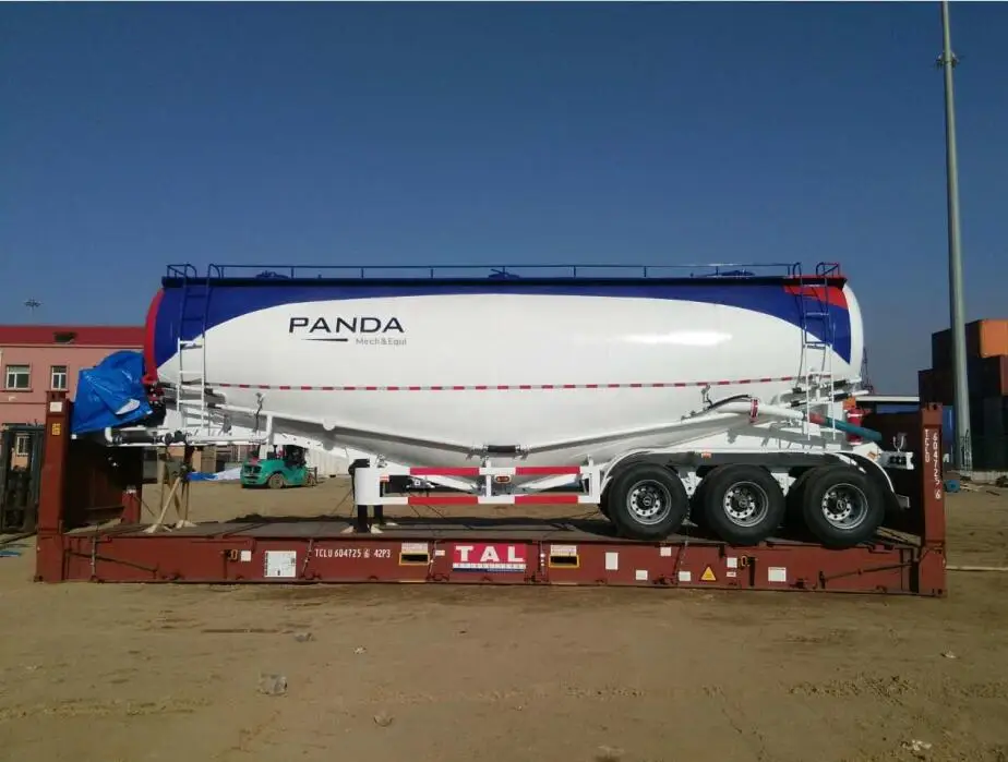 Panda 80tons 85tons Lime Powder Cement Bulker Trailer For Sale In Uae ...