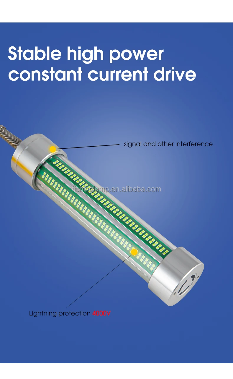 400w Green Lighting Led Underwater Fishing Lamps Corn Attracting ...