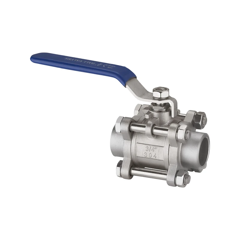 Three Way Type Float Pneumatic Handle Manual Control Water Medium Flow ...