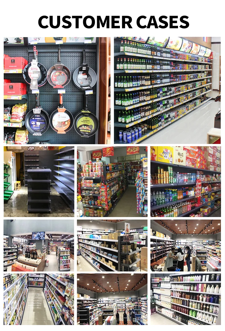 Bull Leader Customized Supermarket Shelf Beverage Snack Display Rack ...