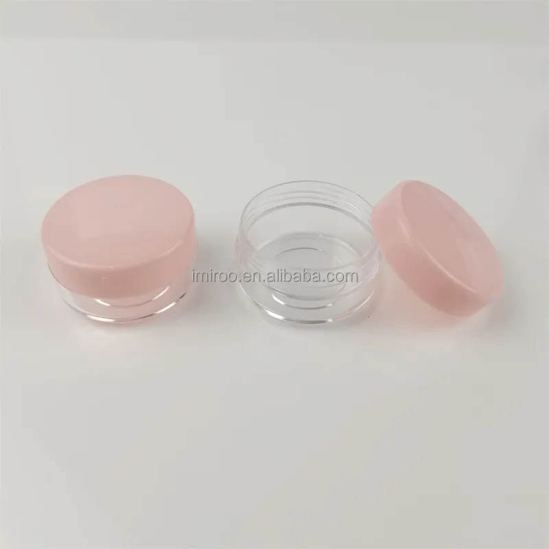 3g 5g 10g 15g 20g 30g 50g Ps Plastic Clear Cosmetic Nail Powder Jar Empty Refillable Glitter Pot ...