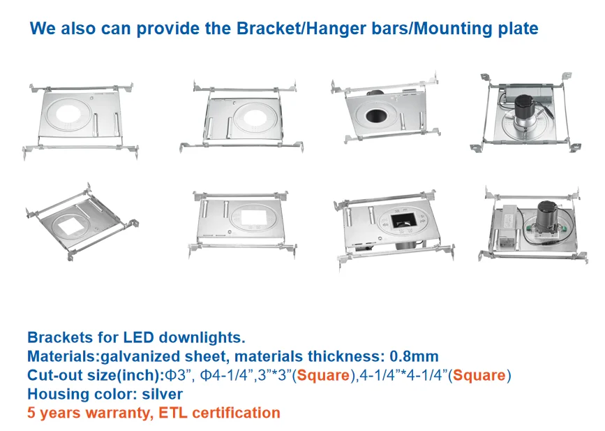North America market bracket (Extra cost if needed)