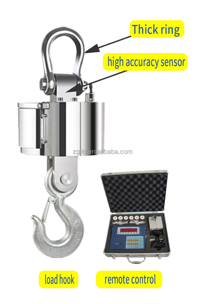 Digital Hoist Scale 10 Tons Industrial Hook Scale Electronic ...