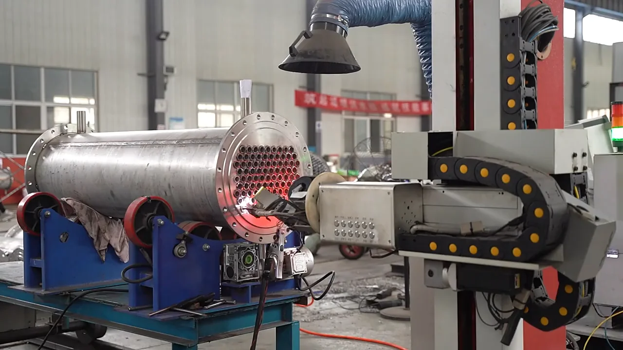 Industrial Seawater Condenser Stainless Steel Shell And Tube Heat ...