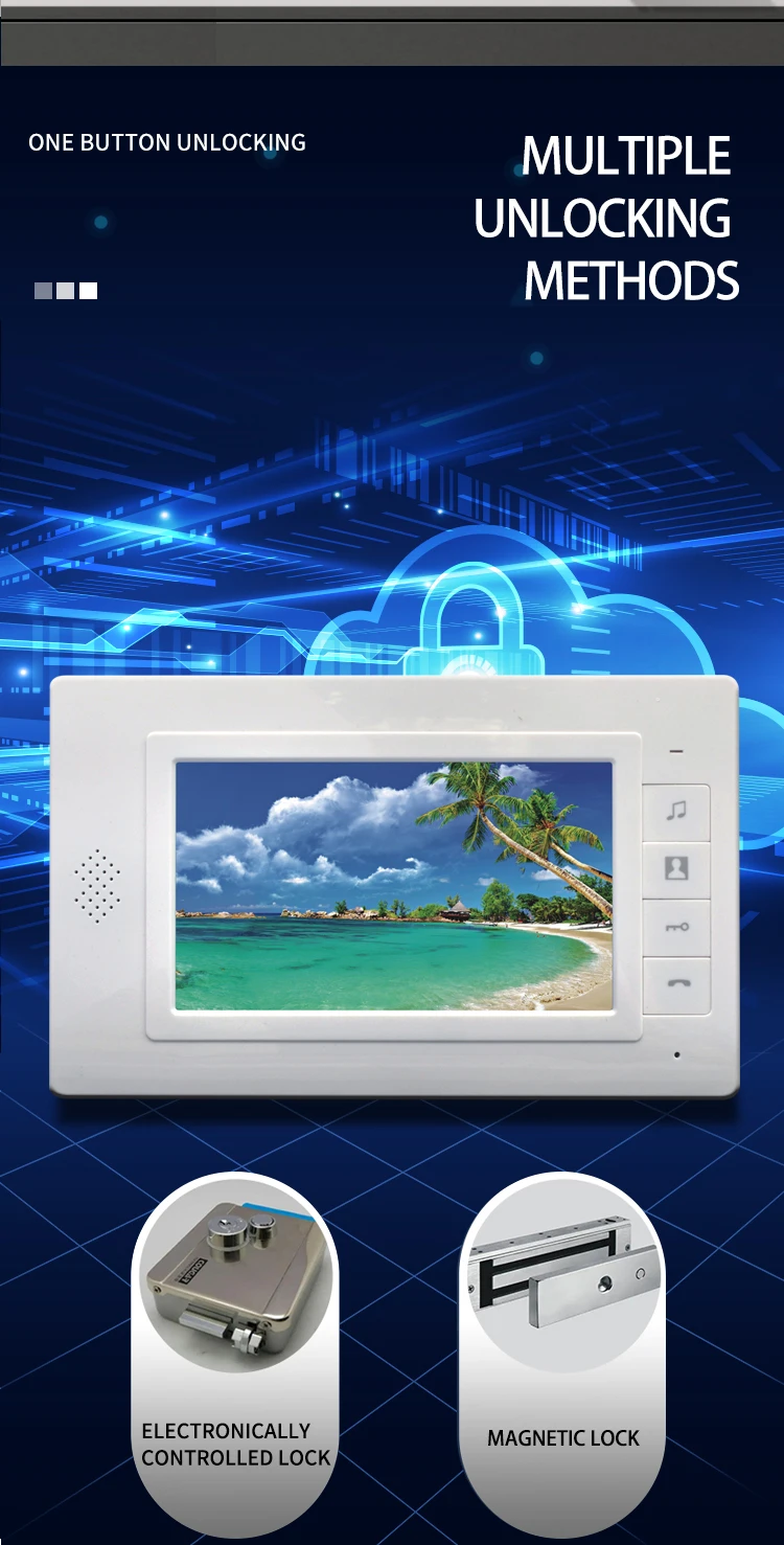 Visual Building Analog Video Intercom Access Control Unit With Night ...