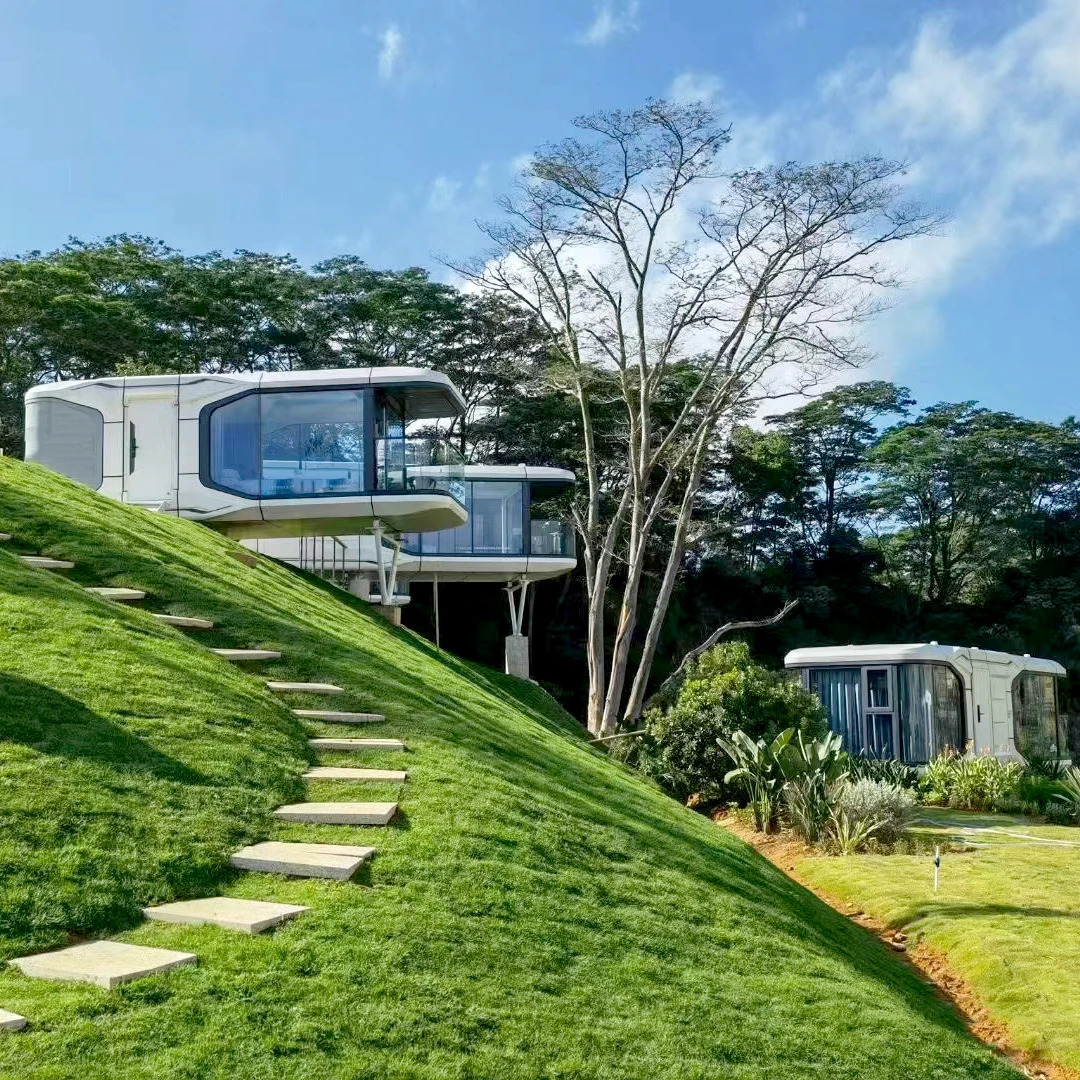 Small Kit Homes Volferda Capsule House - Portable Glamping Pod for ...