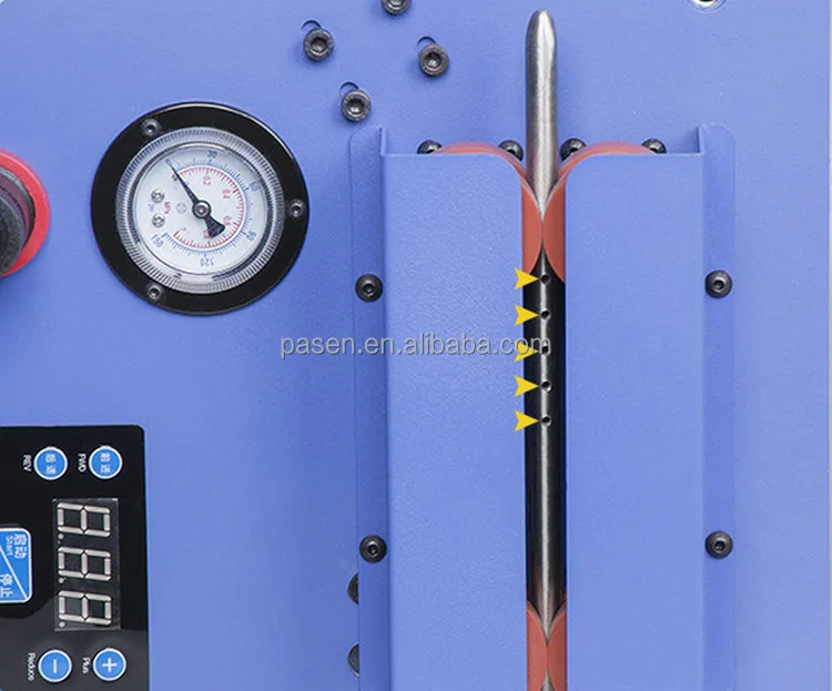 Small Automatic Air Column Plastic Film Package Air Inflation Machine ...