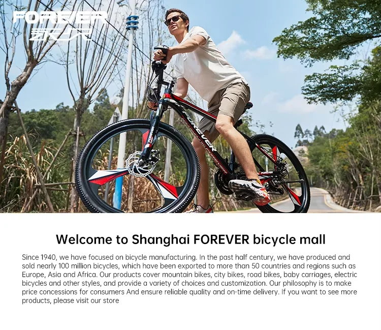FOREVER Factory Hot Sale 24/26/27.5 Inch Bicycles - 27 Speed