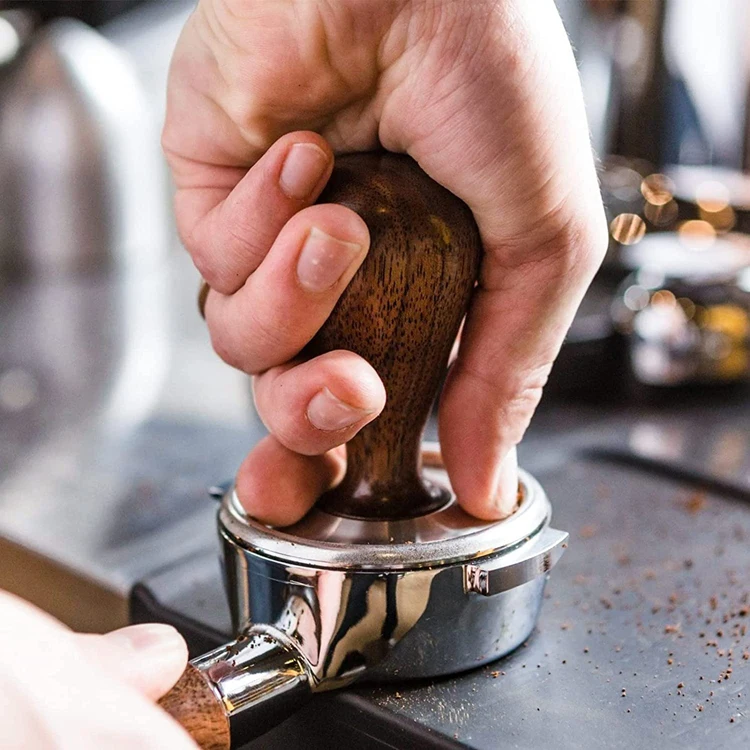 Bottomless Coffee Combination Filter 51 Mm Wooden Handle With 304 ...