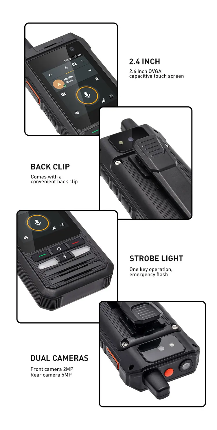 Zello 2 Way Radio Phone - 4G POC Walkie Talkie Smartphone
