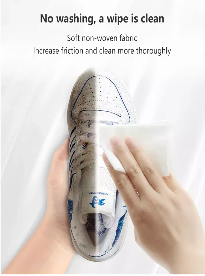 Custom Logo Quick Cleaning Shoes Wipes Sneaker Cleaner Wet Wipes For ...