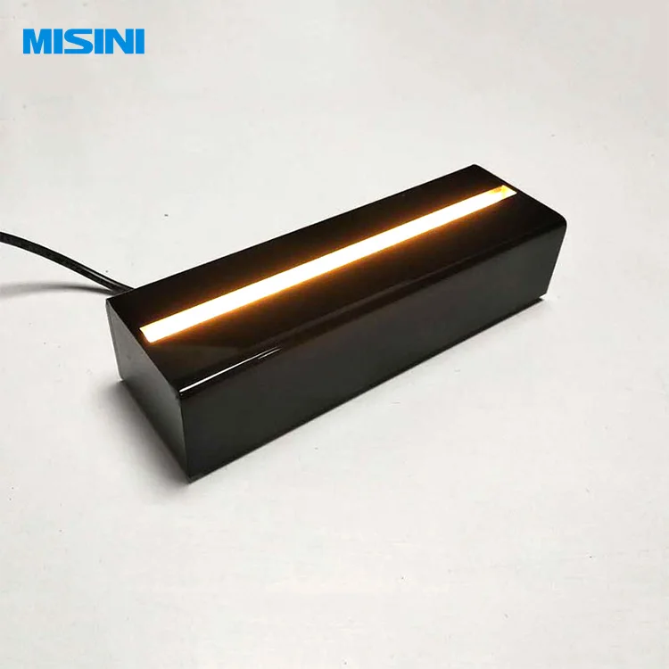 Custom Black Acrylic Led Rgb Light-emitting Base Signage Plexiglass ...