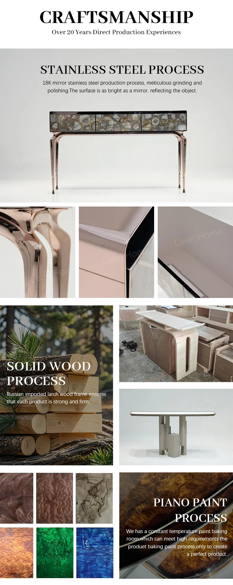 Modern Luxury Nordic Design Lobby Entrance Furnitures Console Table ...